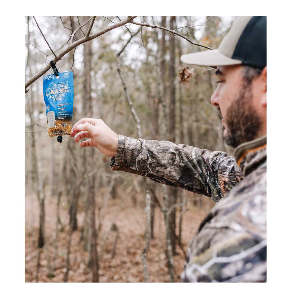 Code Blue Grave Digger Doe Estrus Dripper (2 oz) – Lancaster Archery Supply
