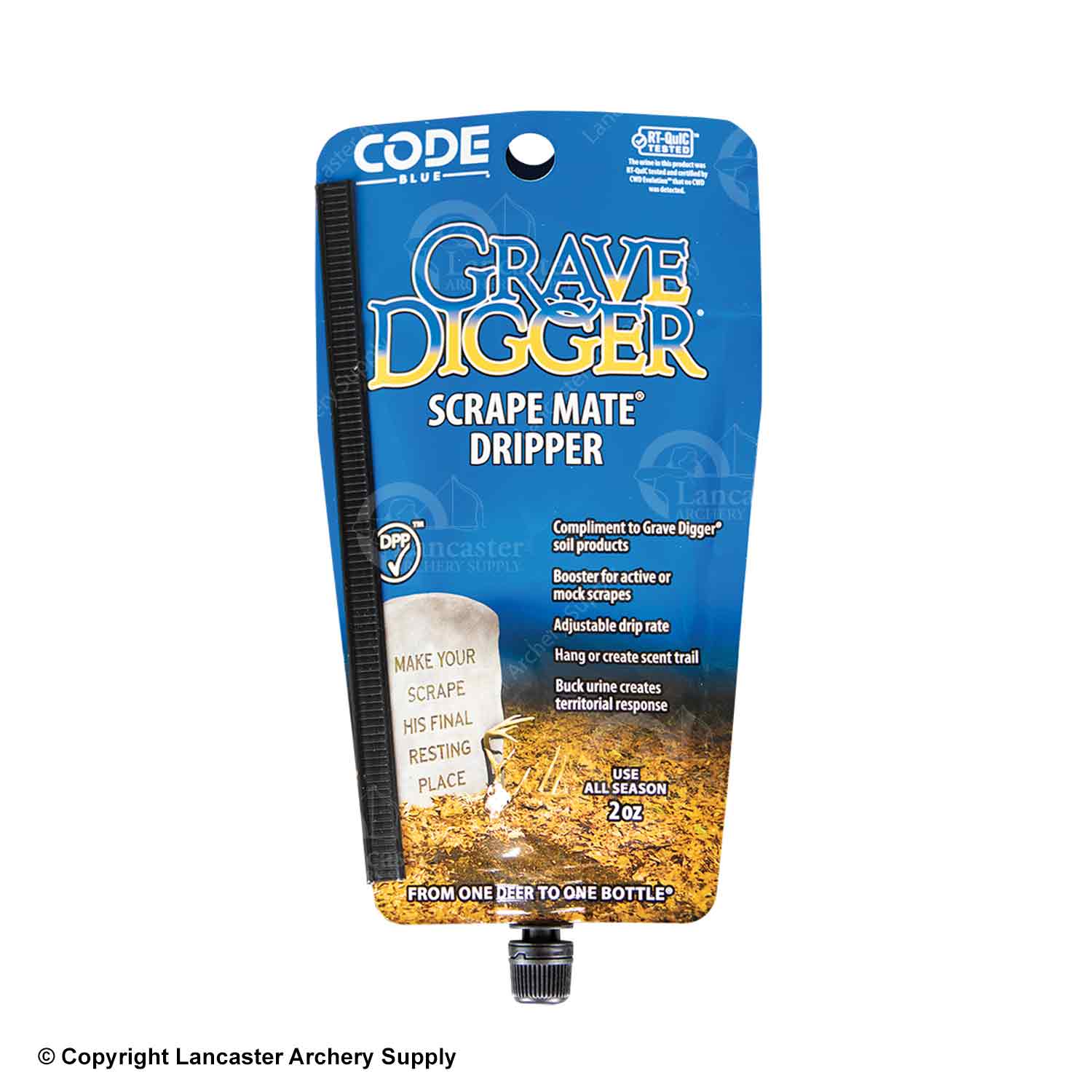 Code Blue Grave Digger Scrape Mate Dripper (2 oz) – Lancaster Archery ...