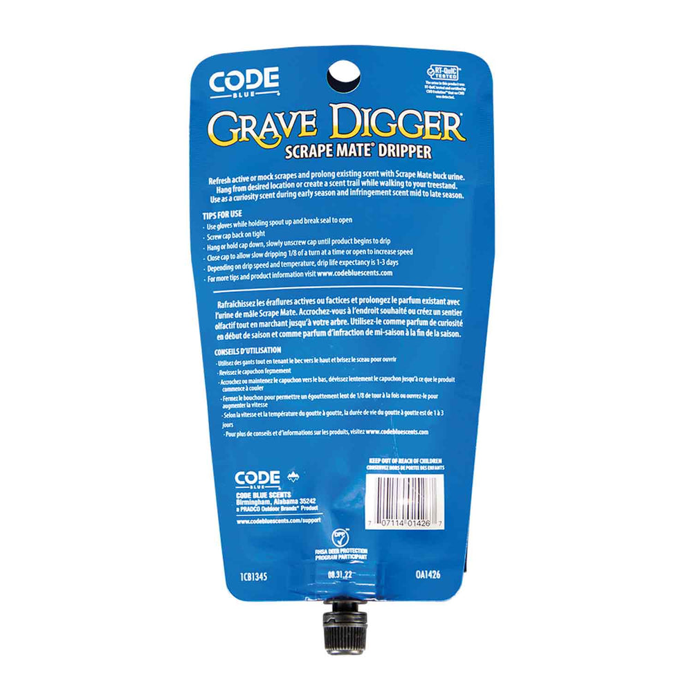 Code Blue Grave Digger Scrape Mate Dripper (2 oz) – Lancaster Archery ...