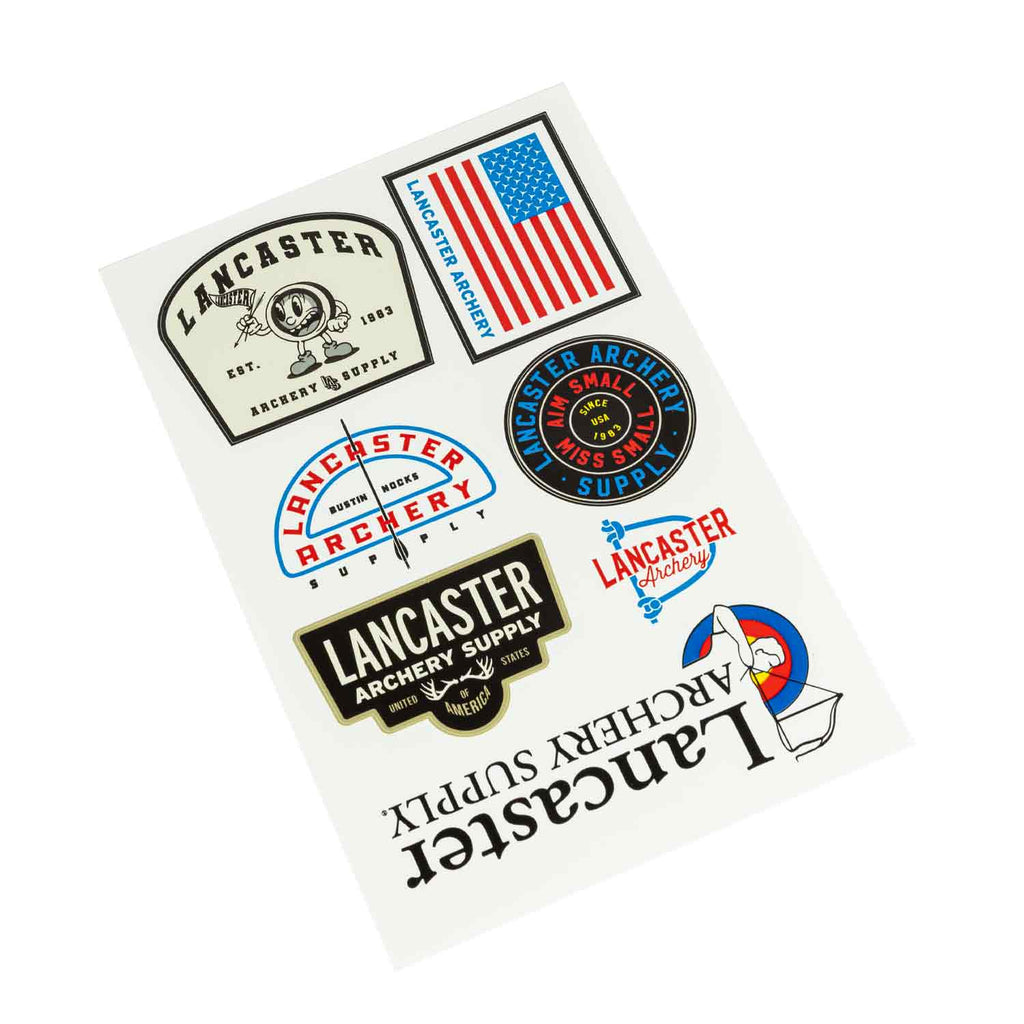 LAS Decal Sheet 2.0 – Lancaster Archery Supply