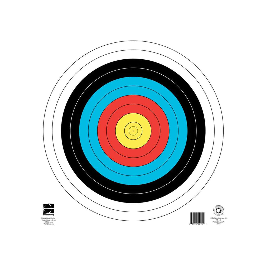 Maple Leaf World Archery Official Target Face (40 cm) – Lancaster ...