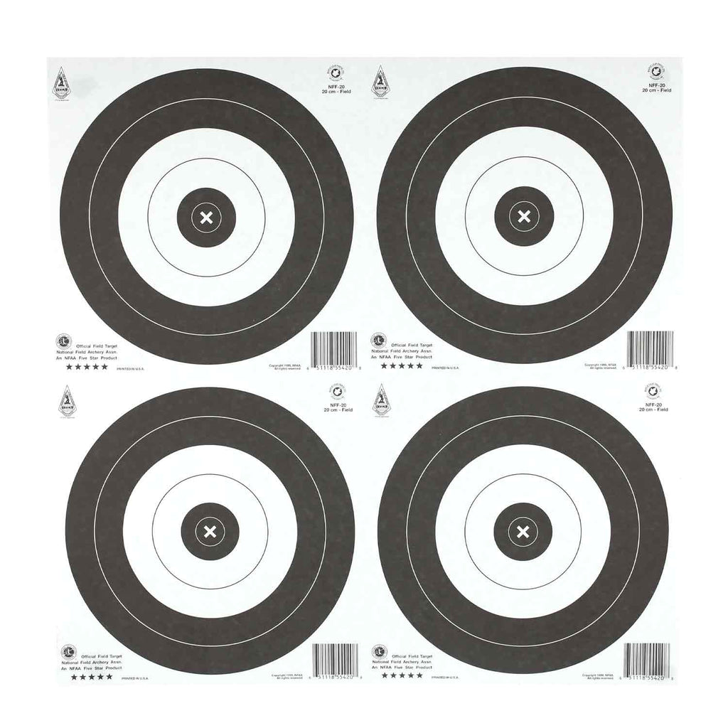 Maple Leaf 20cm NFAA Official Field Target Face – Lancaster Archery Supply