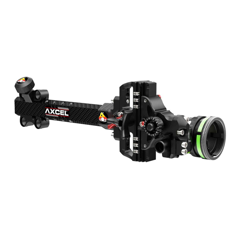 Axcel AccuTouch Carbon Pro Slider Sight w/ AVX-31 Scope .010" – Lancaster Archery Supply