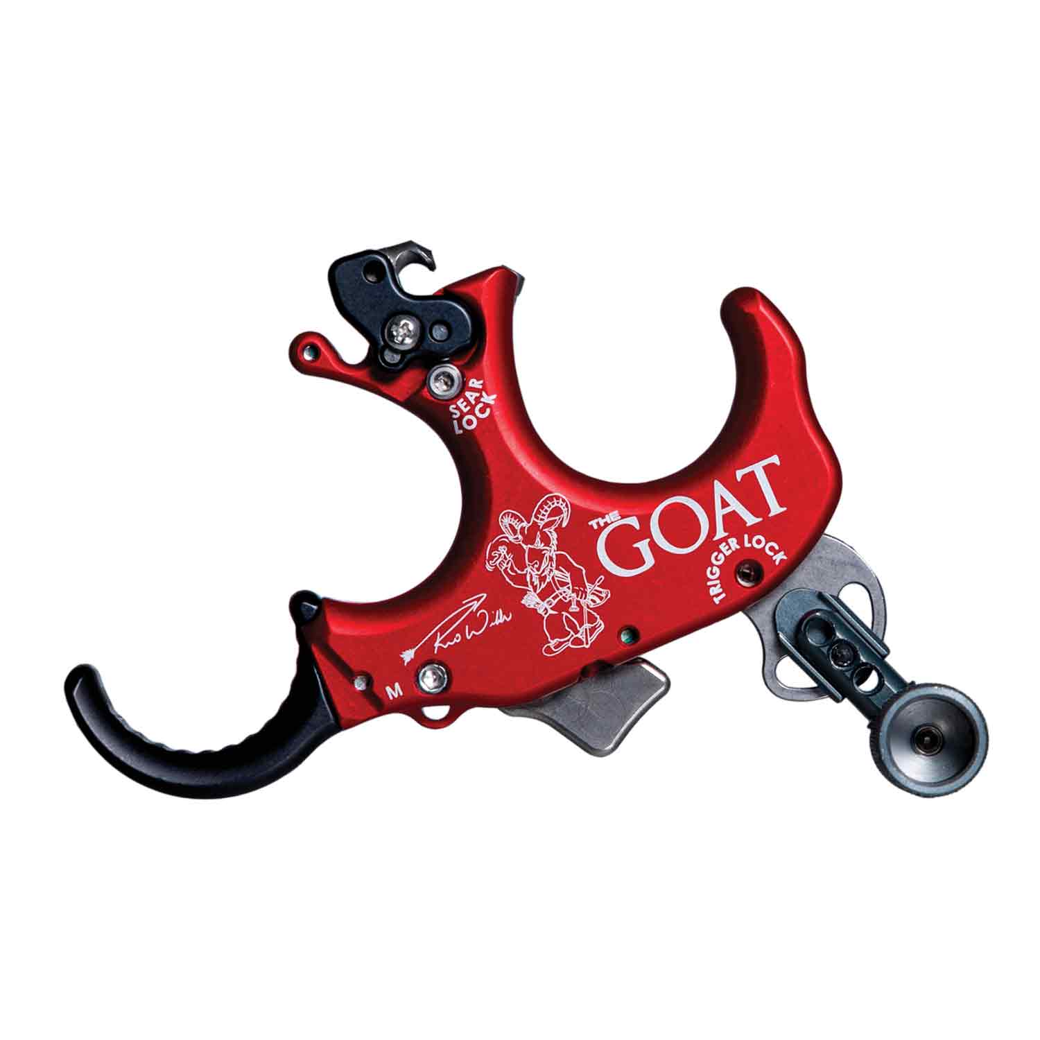 Truball "GOAT" Release 3 and 4 Finger Convertible Reo Wilde-MdRed (Ope ...