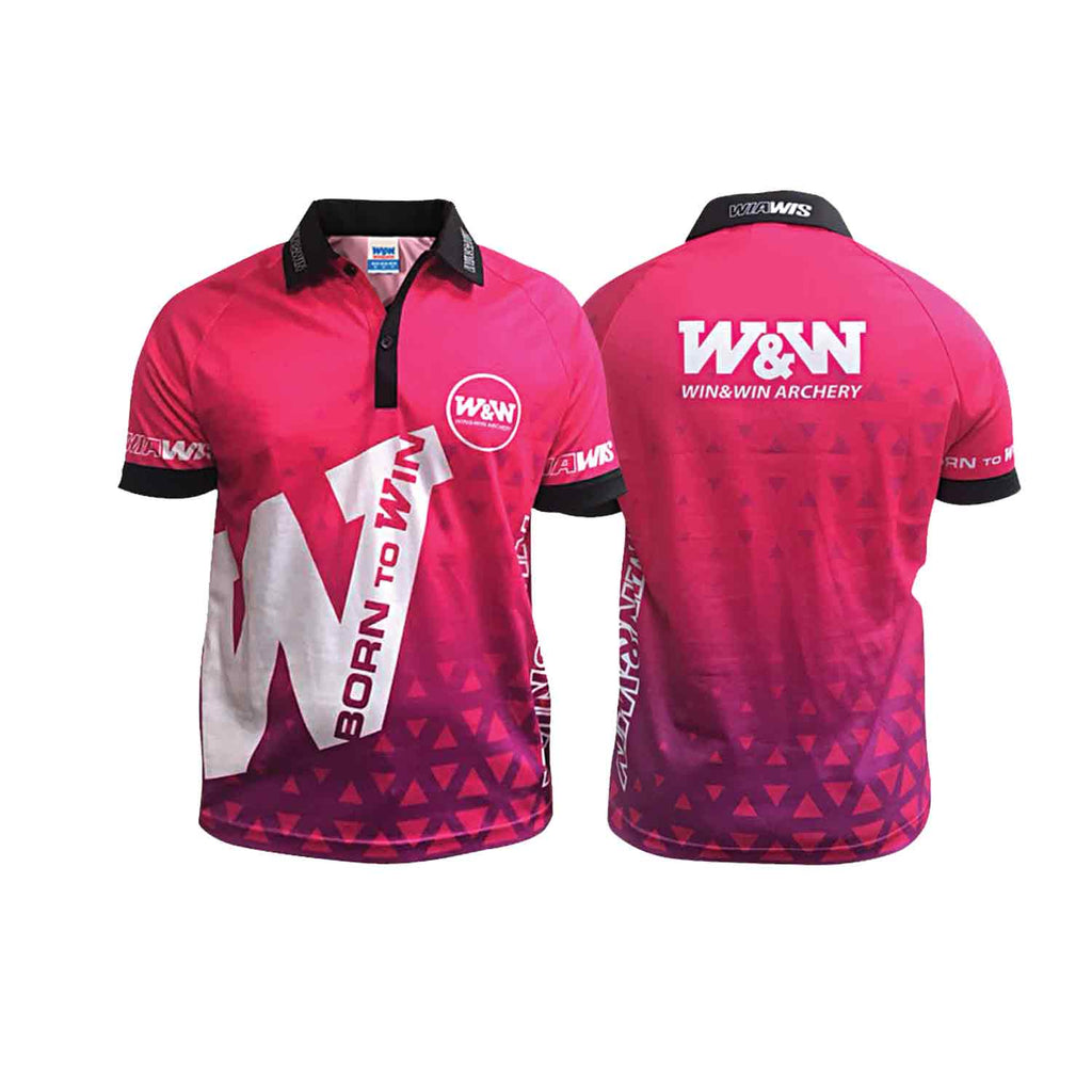 Win & Win Official Archer Jersey (Pink) – Lancaster Archery Supply