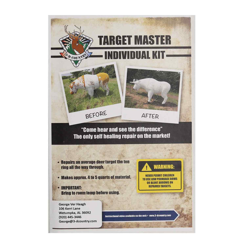 3D Country Single Target Repair Kit – Lancaster Archery Supply