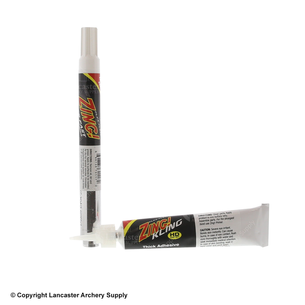 Flex-Fletch Zing Glue/Primer Pen Combo – Lancaster Archery Supply