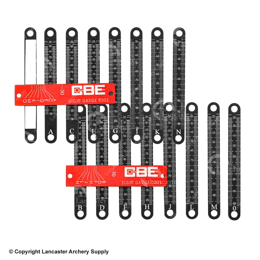 CBE Laser Engraved Sight Scale Kit – Lancaster Archery Supply