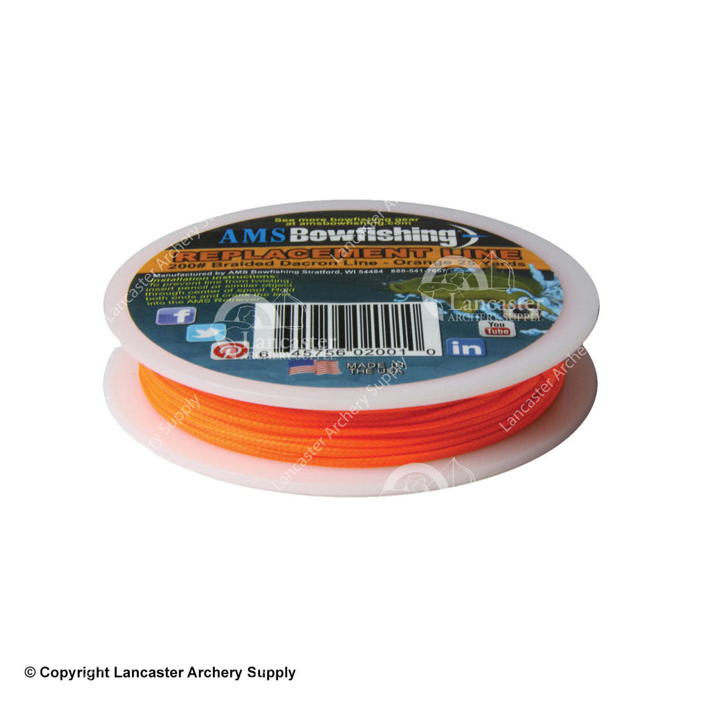 AMS Bowfishing Braided Orange Fish Line – Lancaster Archery Supply