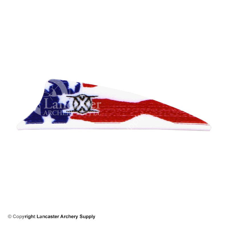 Bohning True Color X-Vanes (American Flag) – Lancaster Archery Supply