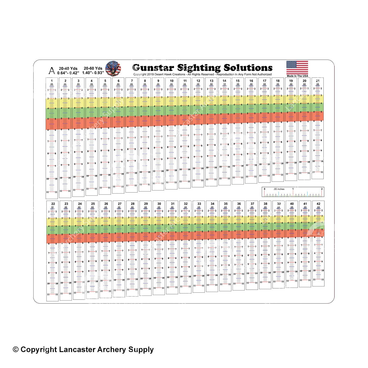 Gunstar Pro Series Sight Tapes – Lancaster Archery Supply