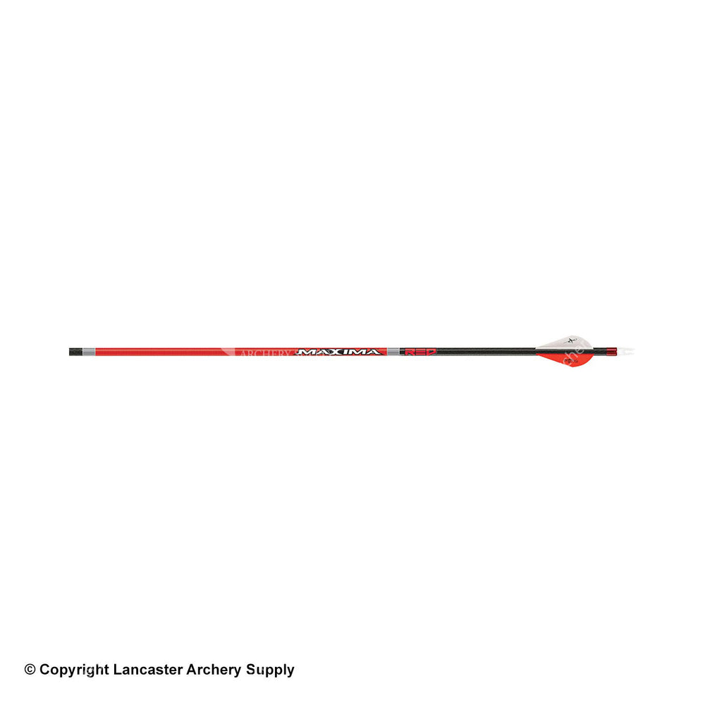 Carbon Express Maxima RED Fletched Arrows – Lancaster Archery Supply