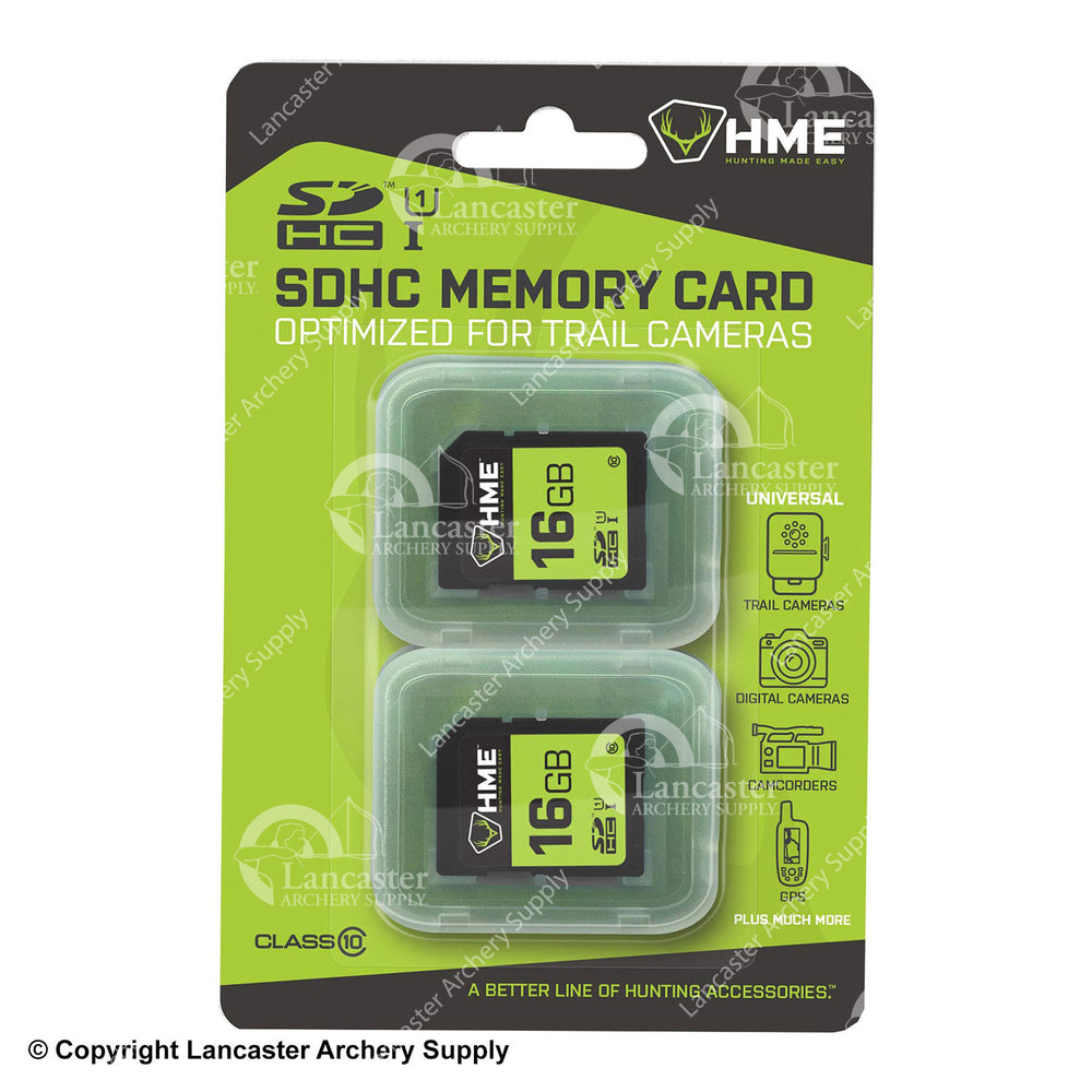 HME 16GB SD Card (2 Pack) – Lancaster Archery Supply