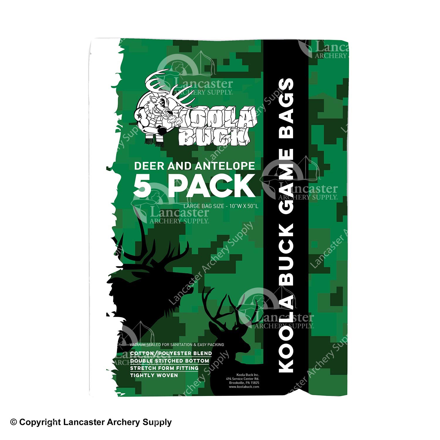 Koola Buck Large Deer Quarters Game Bag – Lancaster Archery Supply